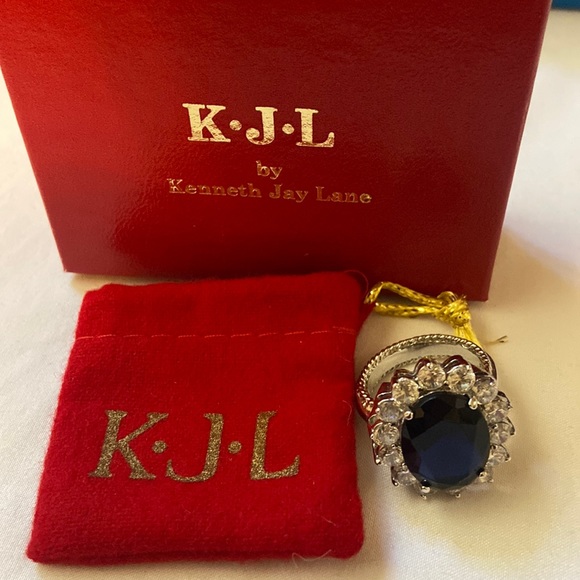 Kenneth Jay Lane | Jewelry | Kenneth Jay Lane Kjl Princess Diana Ring ...